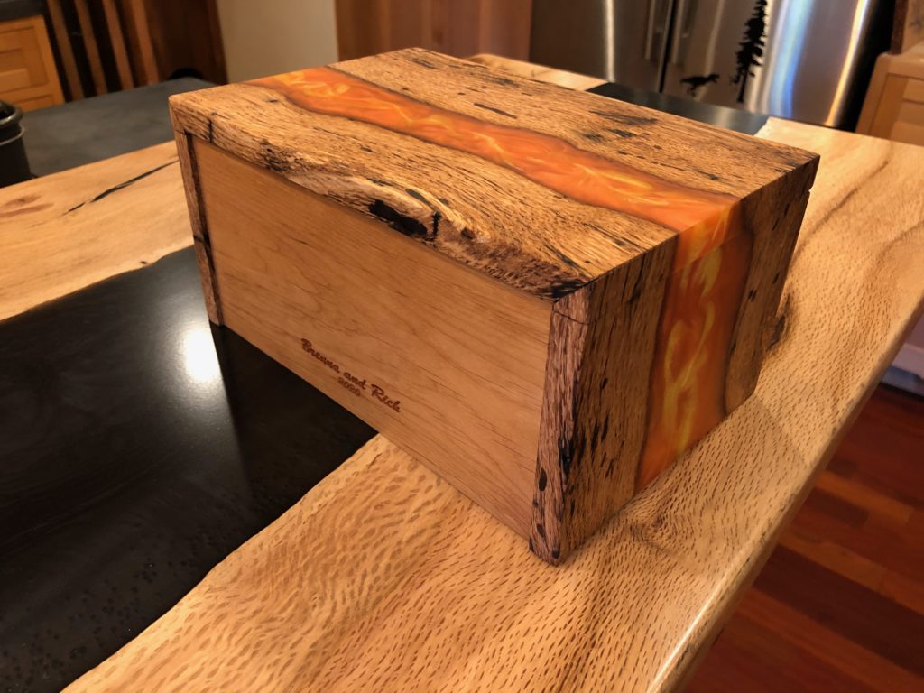 Red and Yellow Hot Lava River Box – Corbin's Workshop - Woodworking ...