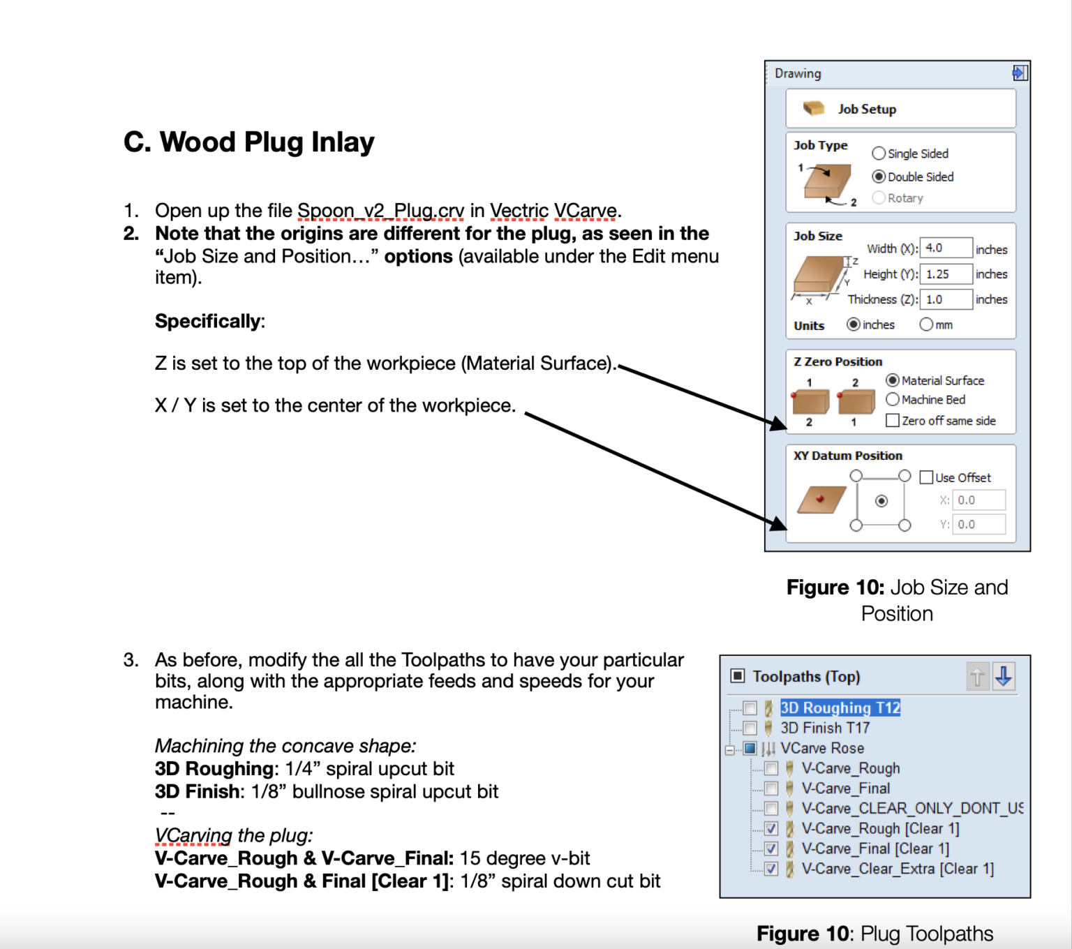 Spoon with Wood Inlay – CNC Plans – Vectric VCarve file, PDF directions ...