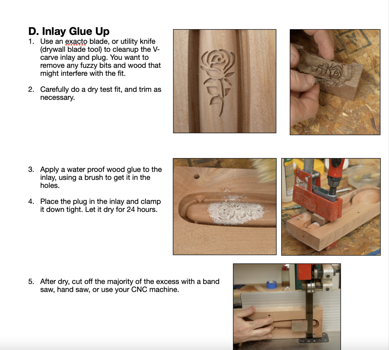 Spoon with Wood Inlay – CNC Plans – Vectric VCarve file, PDF directions ...