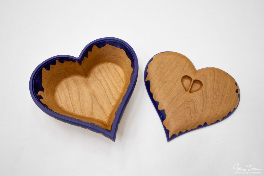 Additional Epoxy Heart Boxes – Corbin's Workshop - Woodworking & Art by ...
