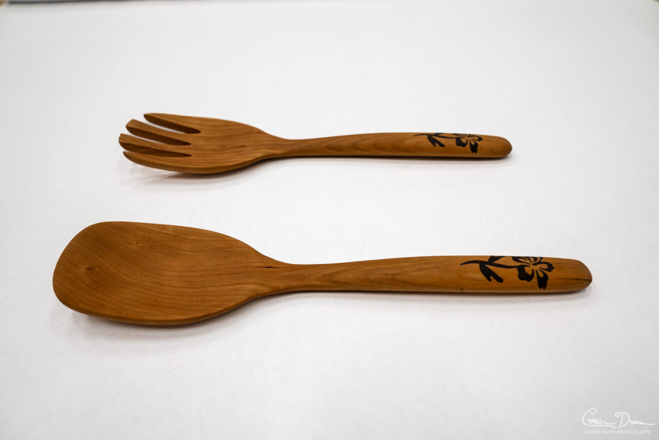 Digital File: Salad Set – Fork and Spoon – CNC Plans – Vectric VCarve ...