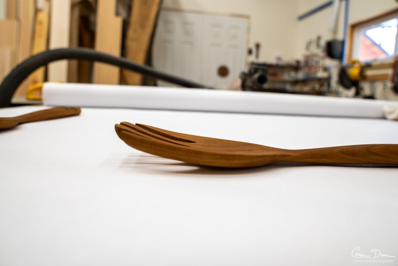 Digital File: Salad Set – Fork and Spoon – CNC Plans – Vectric VCarve ...