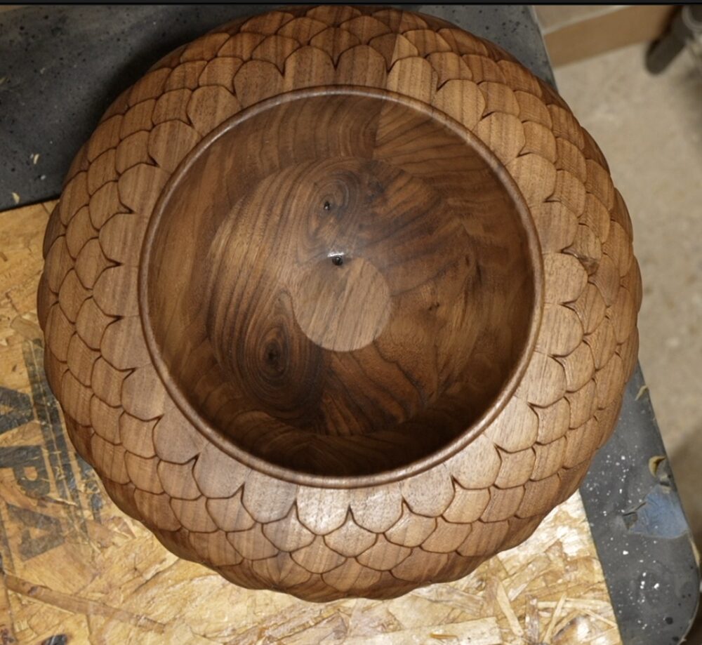 Dragon Scale Bowl – Corbin's Workshop - Woodworking & Art by Corbin Dunn